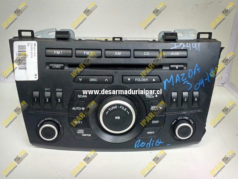 Radio MAZDA 3 2009 2010 2011 2012 2013 2014 | Desarmaduria IPAR