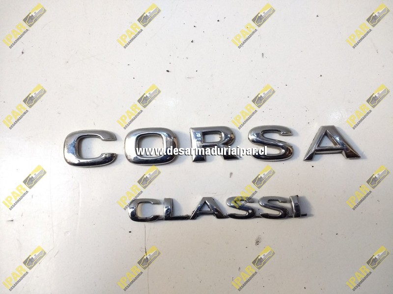 Logo Emblema Trasero Derecho En Letras* CHEVROLET CORSA 1.6 C16SE SOHC ...