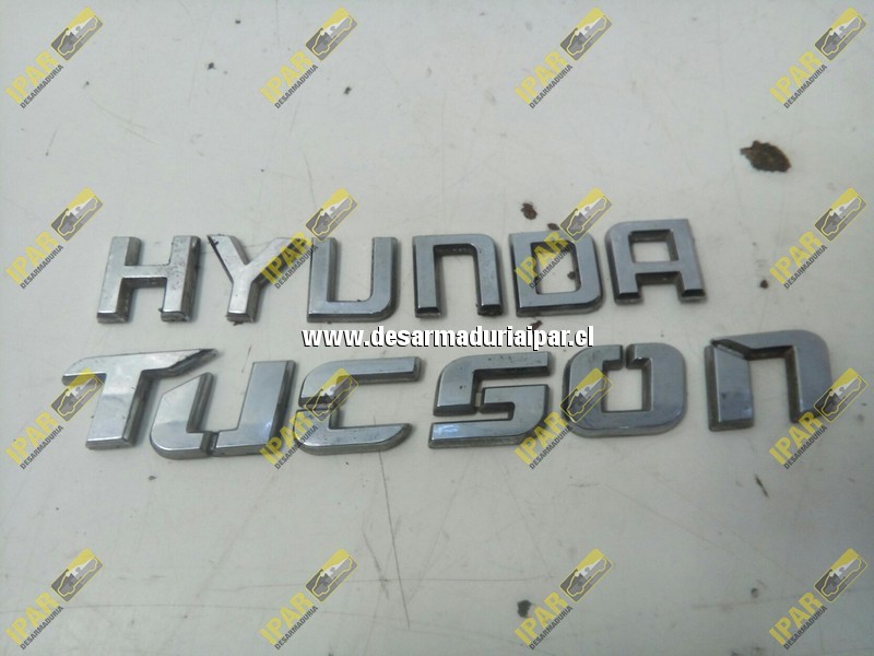 Logo Emblema Trasero Derecho En Letras* HYUNDAI Tucson 2005 2006 2007 ...
