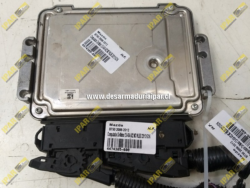 Computador De Motor 2.5 4X4 4X2 MC WLEE 0281016316 MAZDA BT50 2006 2007 ...