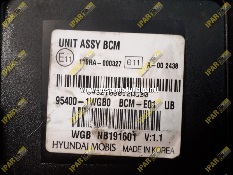 Caja BCM* KIA RIO 5 1.4 G4FA DOCH 16 VALV 4X2 2016 2017 | Desarmaduria IPAR