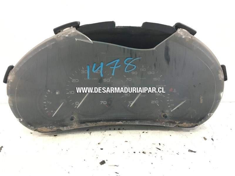 Tacometro Mecanico Tablero De Instrumento Con Mica Rota ID 1478 PEUGEOT ...